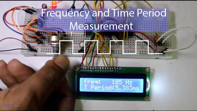 Frequency and Time Period measurement use PIC16F877A Microcontroller ...